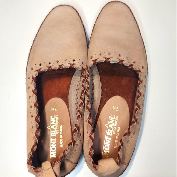 Mont Blanc | Shoes | Mont Blanc By Conners Womens Leather Loafer Size 7 ...